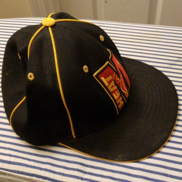 Unk | Accessories | Miami Heat Fitted Cap By Unk | Poshmark